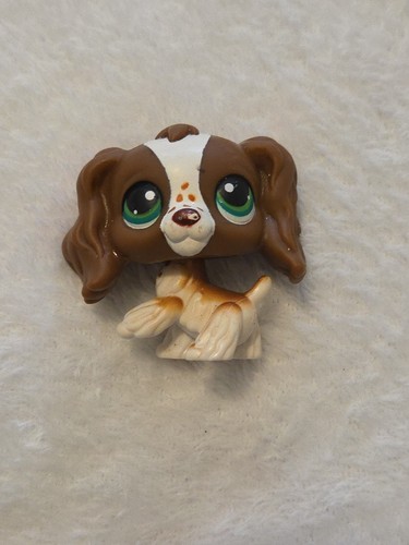 Hasbro Littlest Pet Shop #156 Cocker Spaniel Dog Green Eyes 2005 ...