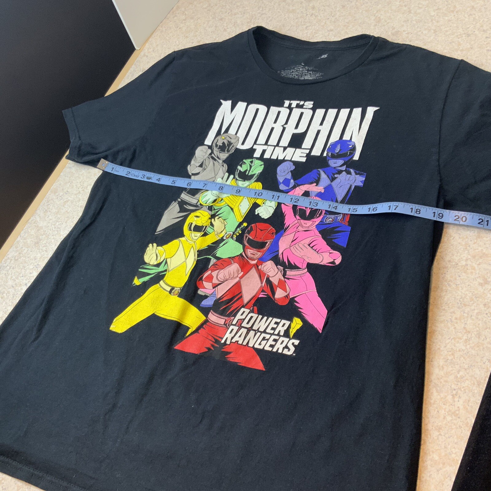 Power Rangers Licensed Hasbro Black T Shirt Men’s L “… - Gem