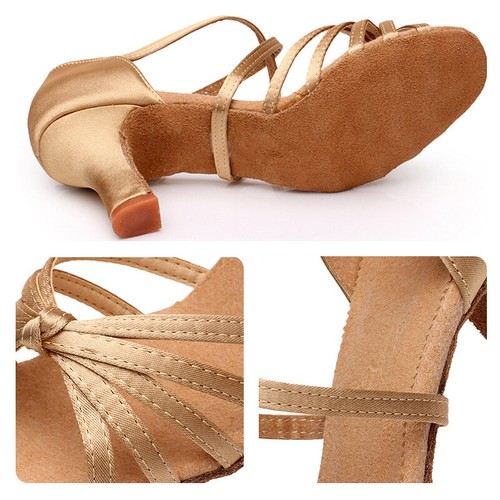 Women Professional Dancing Shoes Ballroom Dance Cha-Cha Shoes Heeled 5CM/7CM NEW | eBay