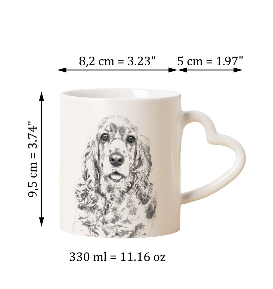 American Cocker Spaniel Mug With Dog Good Morning Heart Art-Dog | eBay