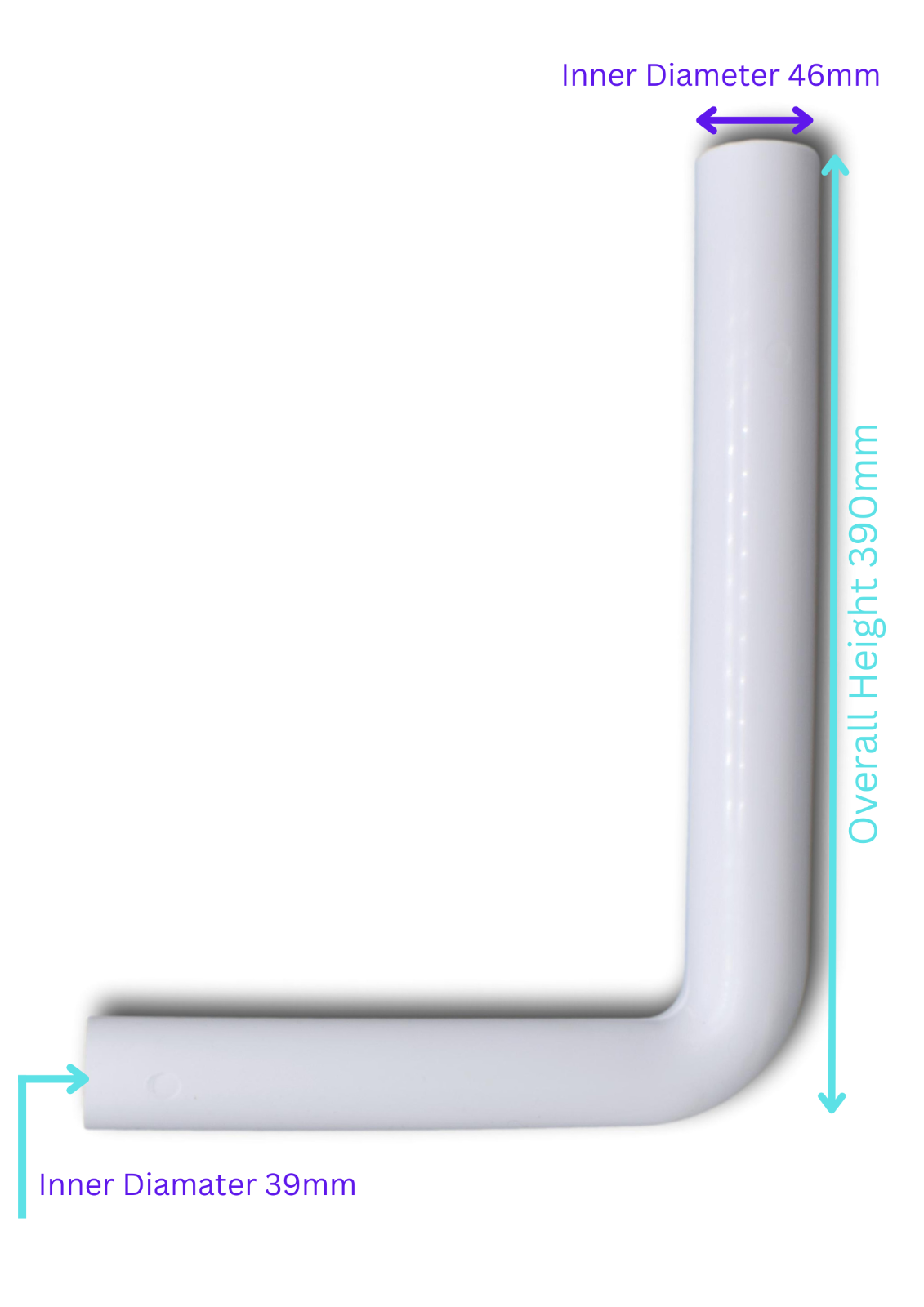 Thomas Dudley Concealed Cistern Tapered Flush Pipe Bend Dudley Vantage ...