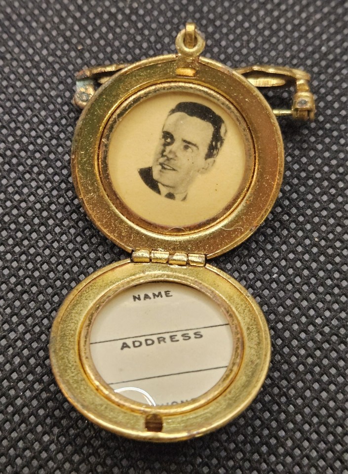 Vintage Civil War Veterans Pin Locket Emblem Gold Tone Unknown | eBay