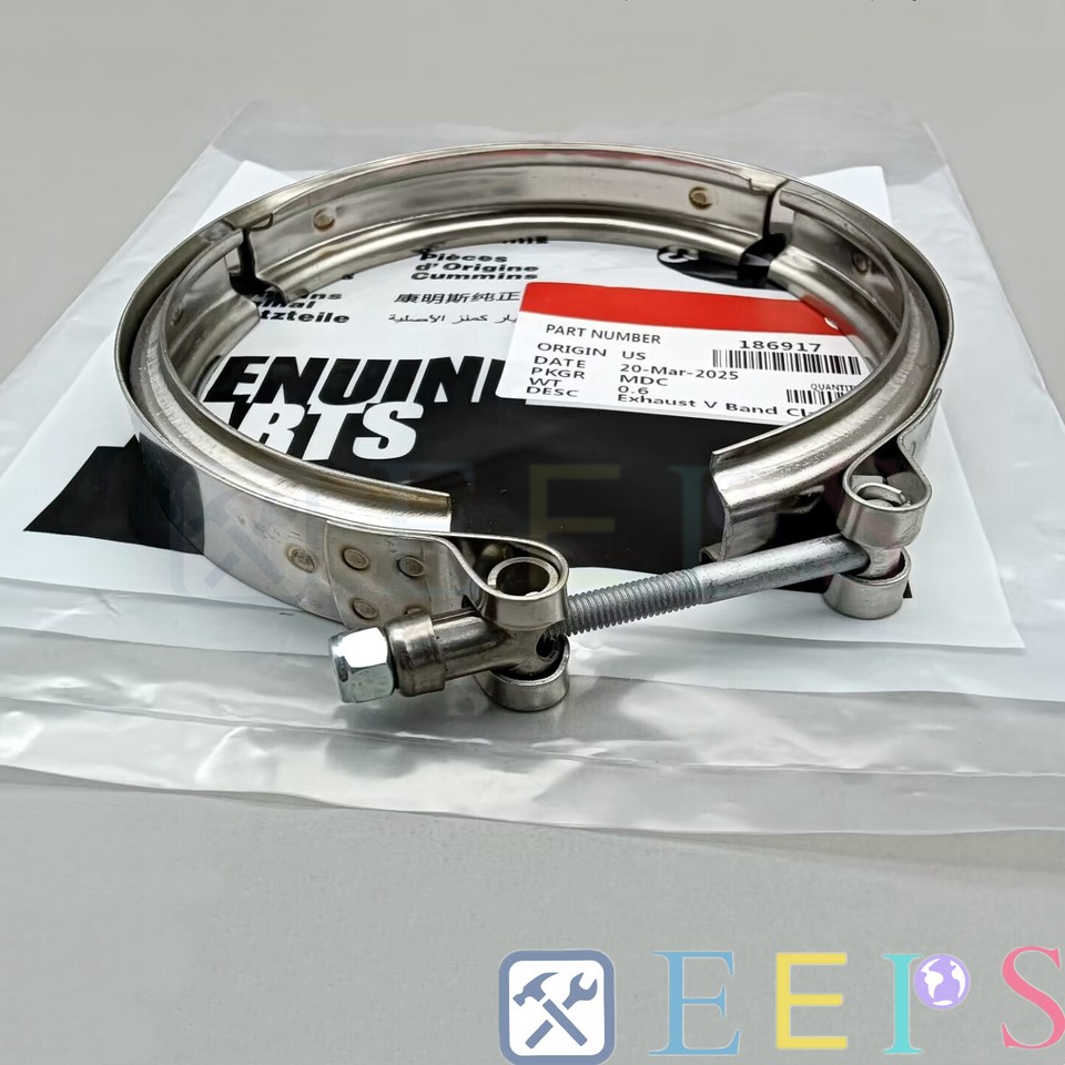 Original For Cummins N855 N14 L10 Turbocharger Exhaust V Band Clamp ...