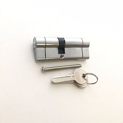 Eclipse Euro Profile Satin Chrome Cylinder UPVC Door Lock - 80mm (30/10 ...