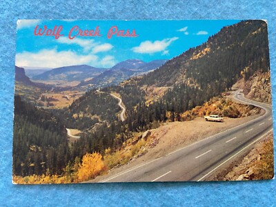 Wolf Creek Pass along Highway U.S. 160 in Colorado Vintage Postcard | eBay