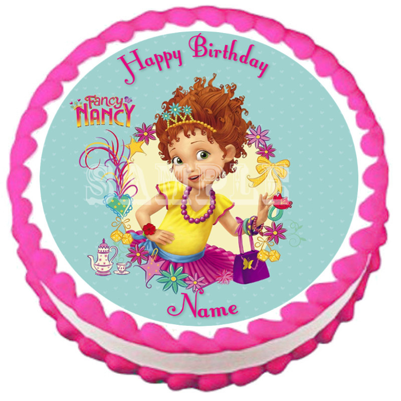 FANCY NANCY Party Edible Cake topper image | eBay