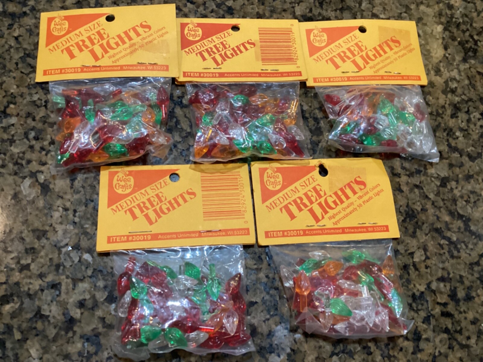 Vintage Ceramic Christmas Tree Lights Wee Crafts Medium Size ...