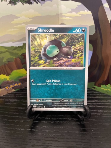 Shroodle 145/193 - Paldea Evolved - Common - Pokemon Card TCG - LP | eBay