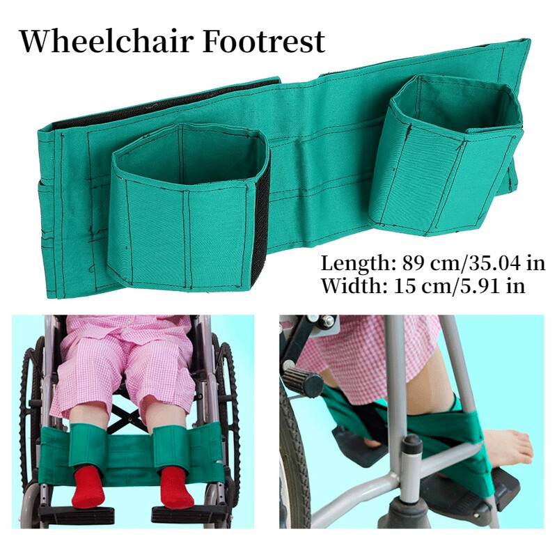 1PC Wheelchair Footrest Leg Restraint Strap Elderly Patients Limbs ...