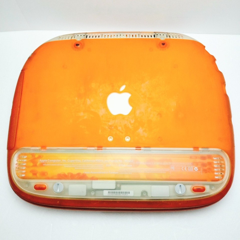 Apple iBook clamshell G3 Mac OS 8.6/ 192MB RAM /HDD 5.5GB Tested from ...