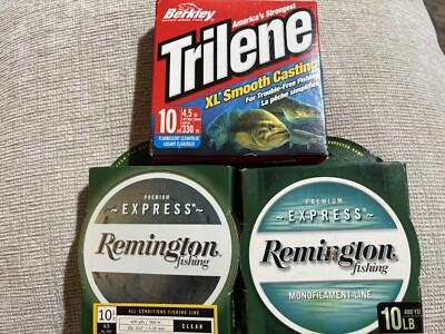 Premium Express Remington & Trilene Clear Fishing Line 10 LB Test 1130 ...