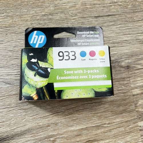 HP 933 Ink Cartridge 3pack Cyan Magenta Yellow | eBay