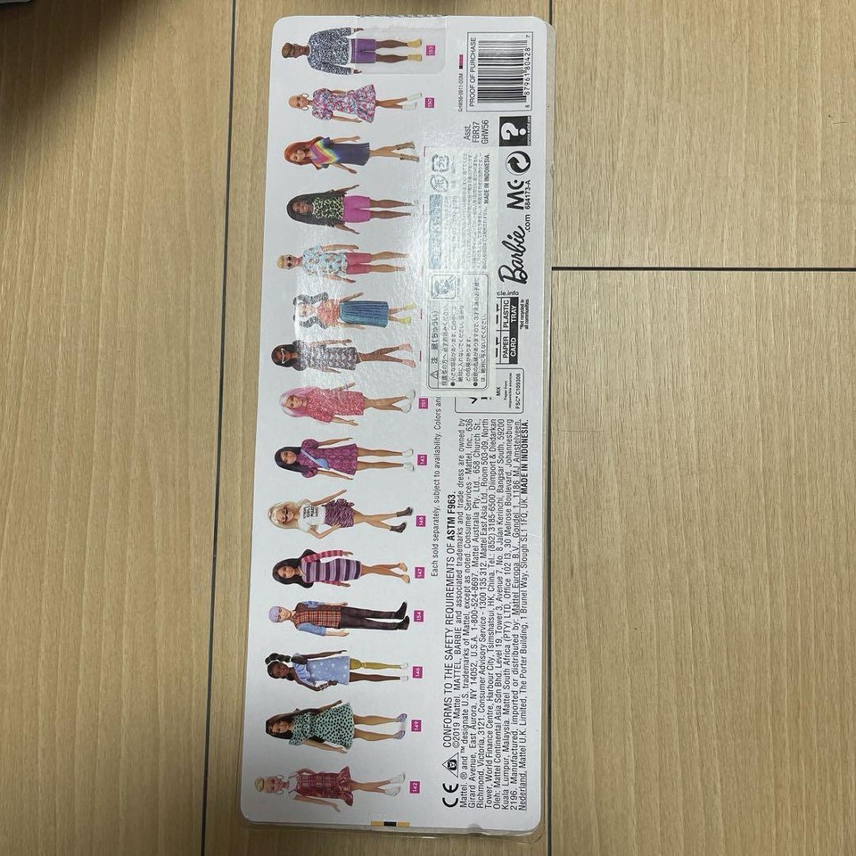 Barbie Doll Mattel Barbie Fashionista Pink Check NRFB | eBay