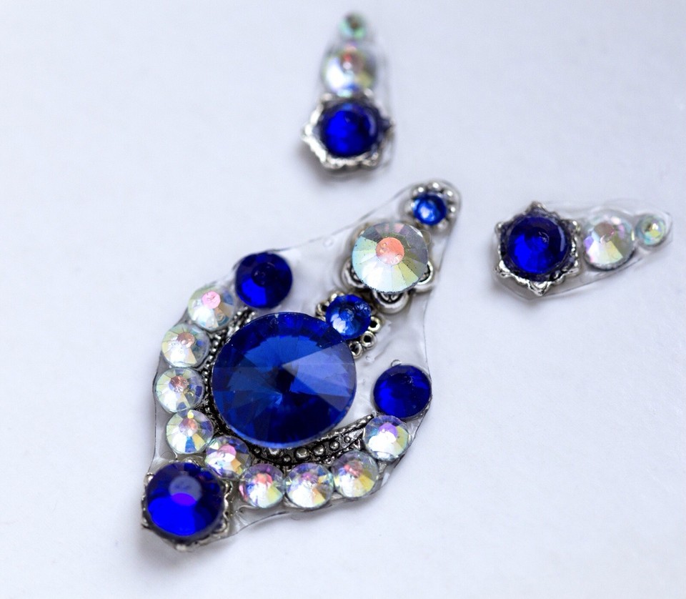 Tribal Bindi Hyacinth Macaw ATS Tribal Fusion FCBD Style Bellydance ...