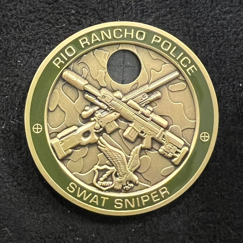 Rio Rancho Police Special Weapons & Tactics Challenge Coin | eBay