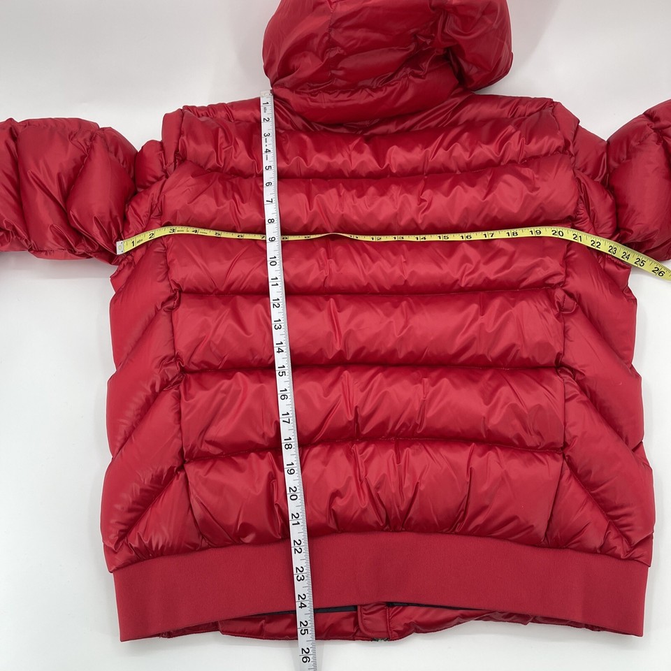 Parajumpers Sheen Down Puffer Jacket Womens 2XL Red Hooded | eBay