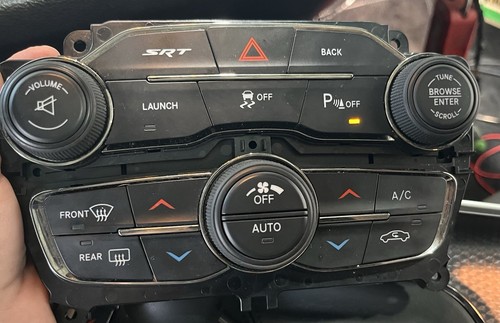 Dodge Challenger Srt hellcat Center Stack Radio HVAC controls | eBay