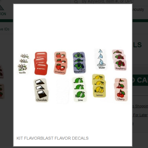 KIT FLAVORBLAST FLAVOR DECALS # 629096867 | eBay