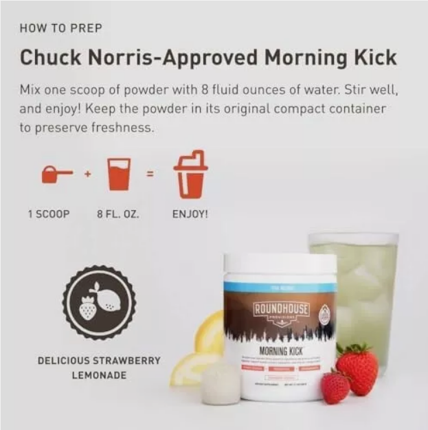 By Chuck Norris Morning Kick, Greens Superfood Powder Supplement with ...