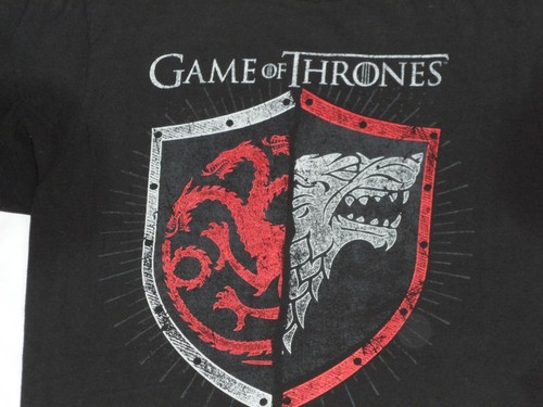 Mens Game of Thrones Shirt Medium GOT Targaryen Stark Sigil Shield ...