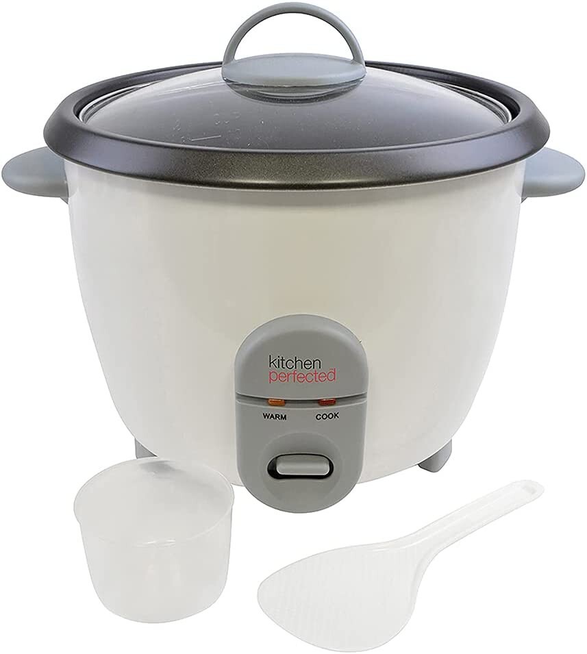 Rice Cooker Small Electric 0.8L Steamer Non Stick Bowl - White Mini ...