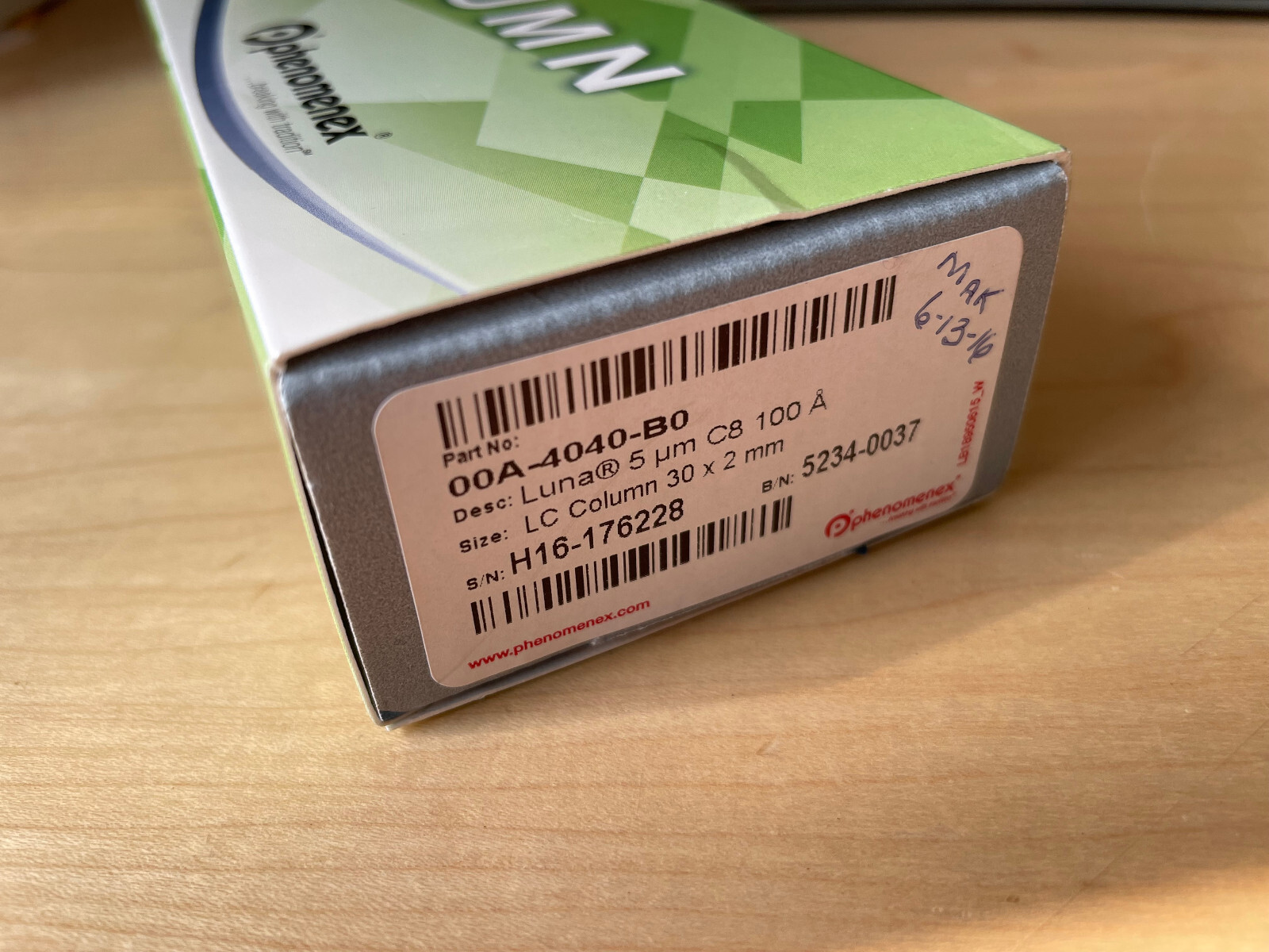 new Phenomenex HPLC column Luna C8 5u 30x2 mm 00A-4040-B0 | eBay