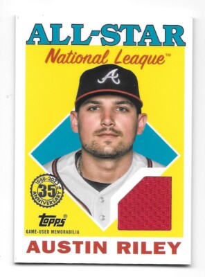 2023 Topps Series 2 AUSTIN RILEY 1988 Topps All-Star Relic -ATLANTA ...