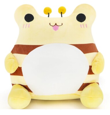 9-inch Super Soft Cute Frog Bee Kawaii Collectible Stuffed Animal Plush ...