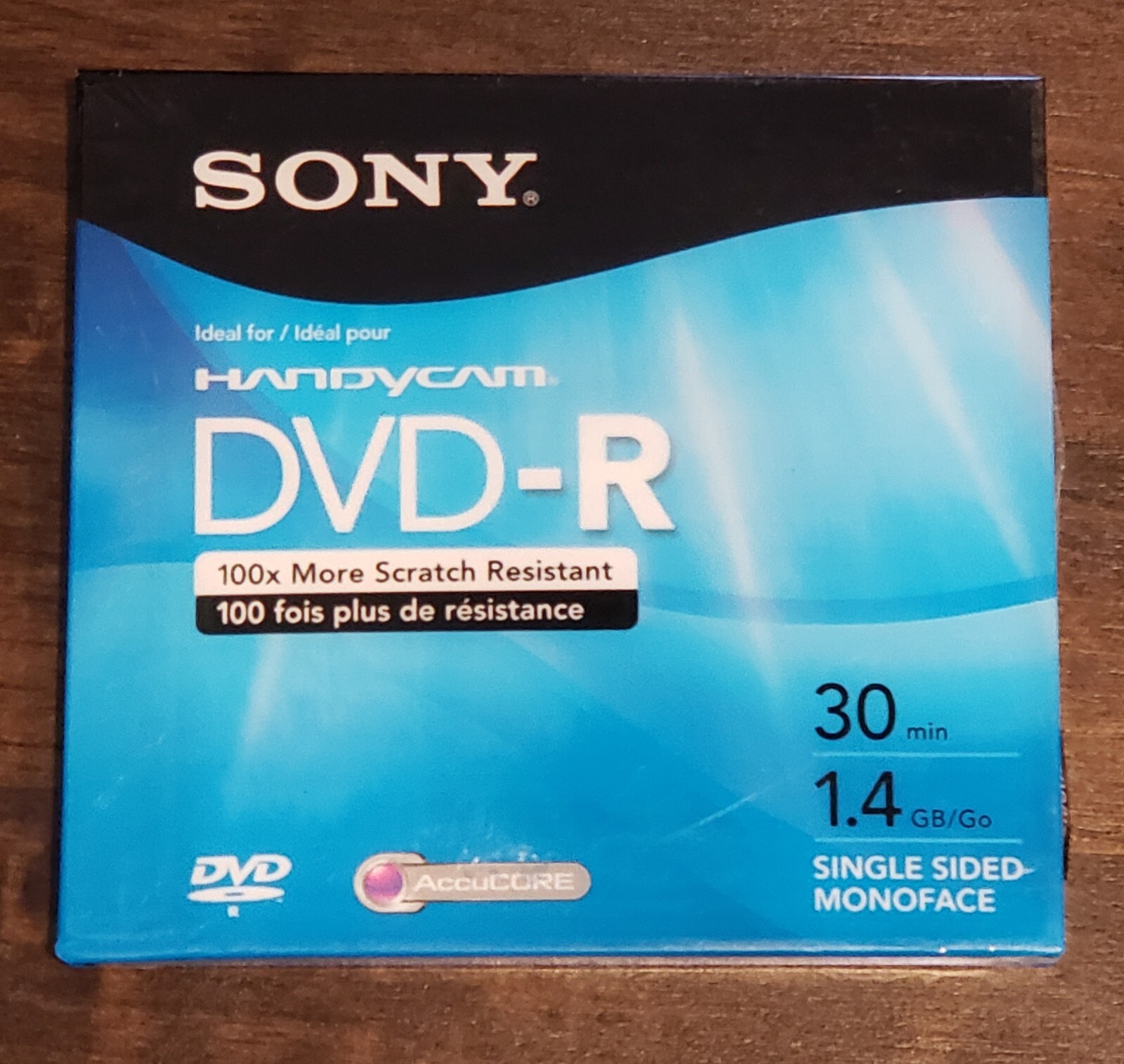 1 Pack Sony Handycam DVD-R 30 min 1.4GB Single-Sided DMR30R1H New ...