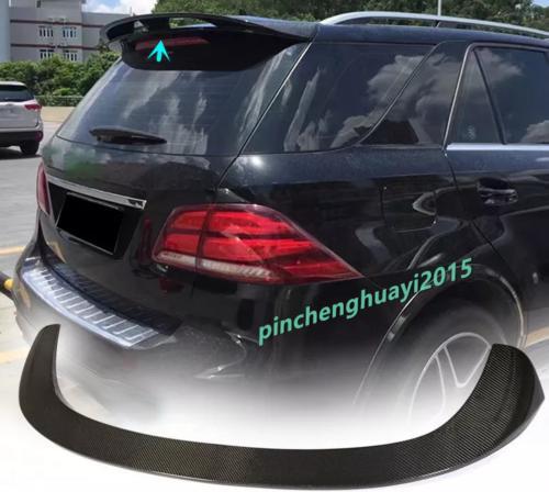 For Benz ML/GLE Class W166 2011-19 Real Carbon Fiber Rear Roof Spoiler ...