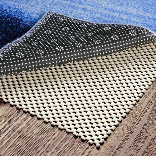 Rug Pad Mesh Carpet 1pc Base Mat Non-slip PVC Reduce Slipping Underlay ...