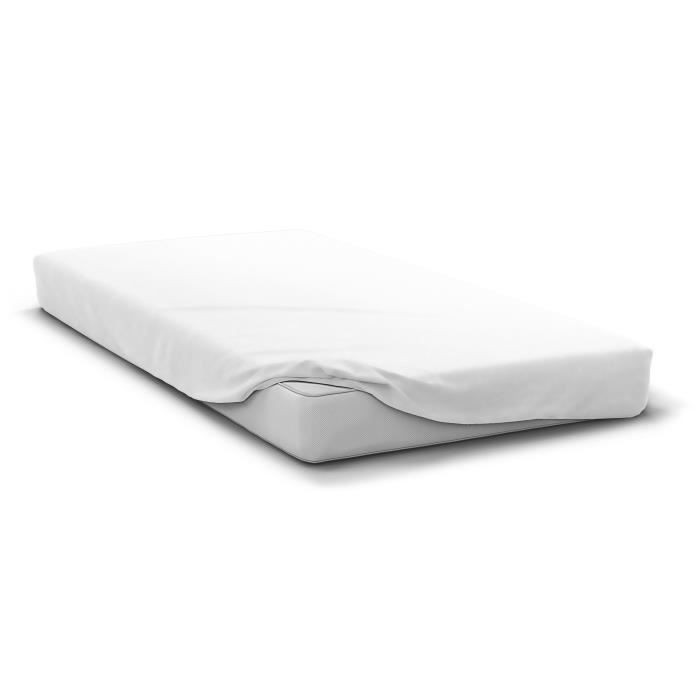 Drap housse 140x190 bonnet 30cm Home Linge Passion HP71764 lit 2 ...