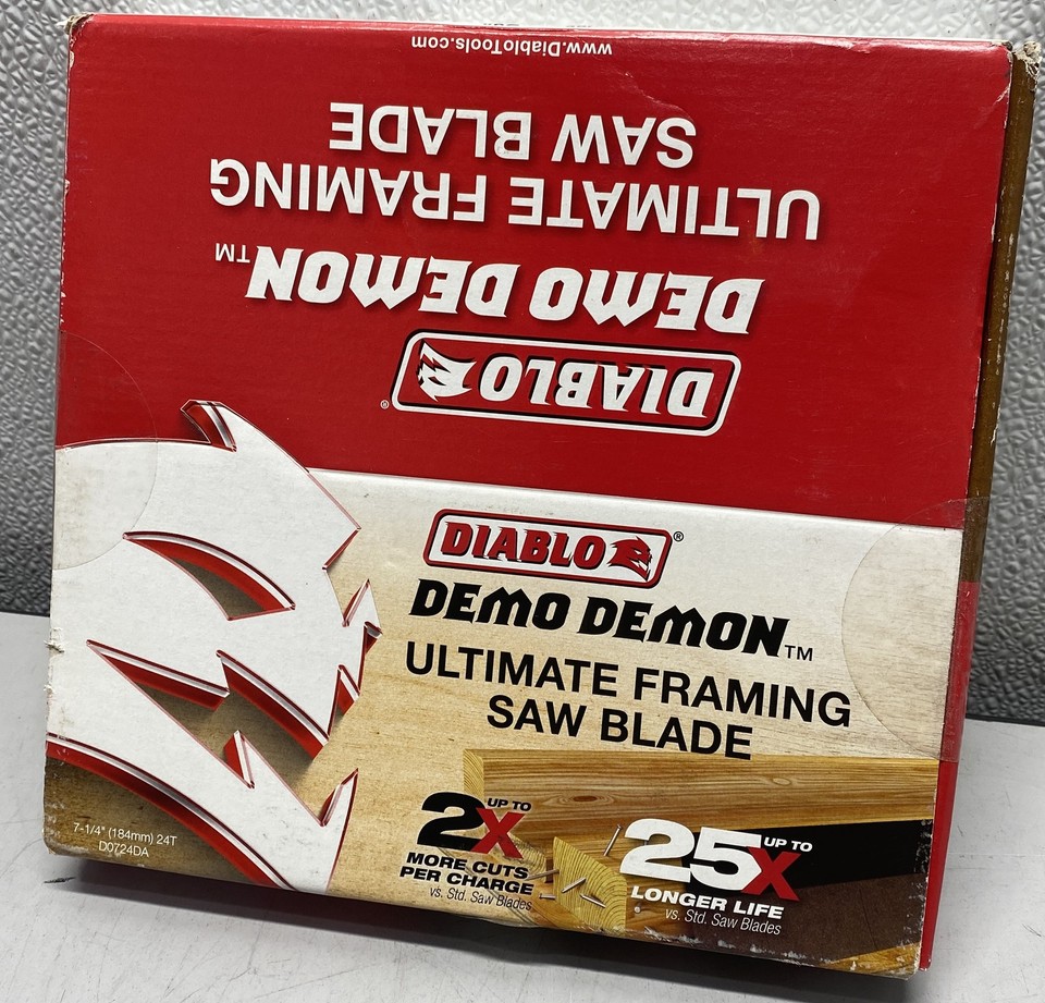 10 Pack Freud D0724DA Diablo Demo-Demon Saw Blades 7-1/4" 24T | eBay