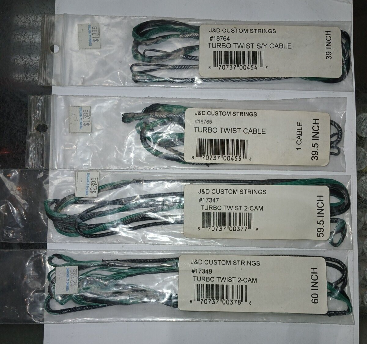 J&D Custom Turbo Twist Strings & Cables Multiple Lengths Available | eBay