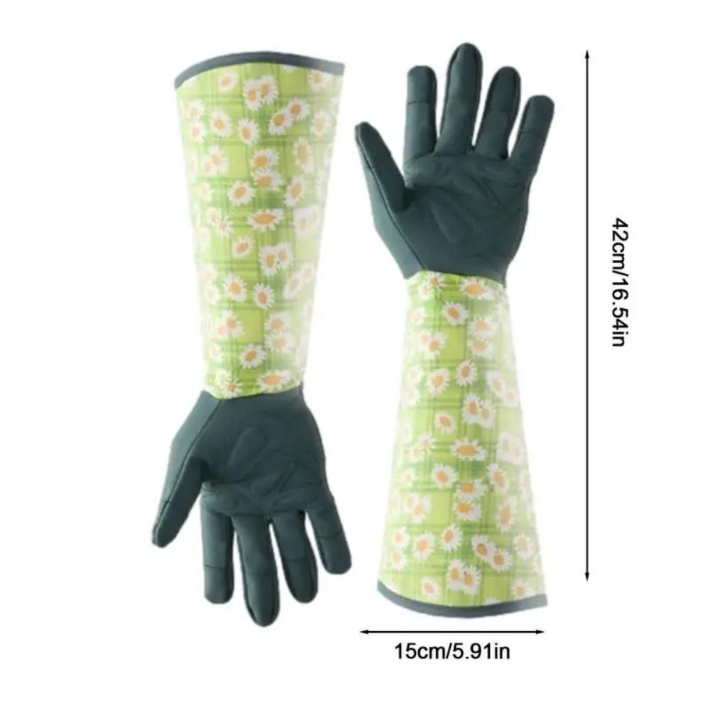 Thorn Proof Home Labor Gauntlet Long Sleeve Rose Pruning Gloves Women ...