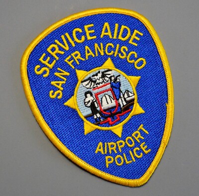 San Francisco California Airport Police Service Aide Patch ++ Mint CA ...