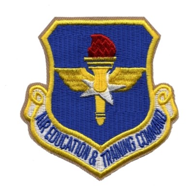 AIR FORCE AETC AIR EDUCATION & TRAINING HOOK LOOP EMBROIDERED PATCH | eBay