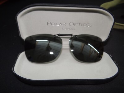 Polar Optics Clip On Expandable Sunglasses With Hard Case Preowned (C2 ...