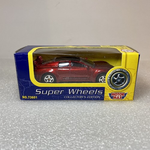 MotorMax (6047) Pontiac Rageous 1/64 Diecast Dark Red | eBay