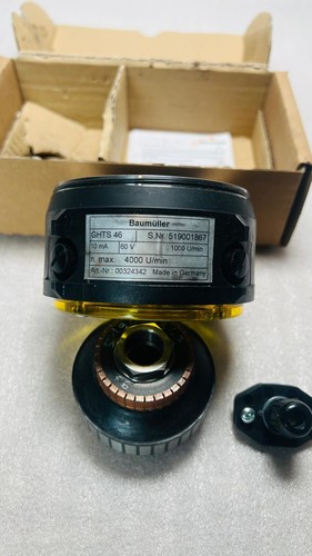 New In Box BAUMULLER GHTS46 22MM Speed Measuring Motor S.NR.519001867 ...