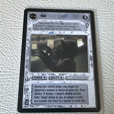 SWCCG: Kabe Premiere SW Star Wars CCG Decipher | eBay