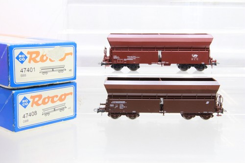 H0 ROCO 47401 47408 SBB ÖBB Selbstentladewagen Güterwagen Konvolut DC ...