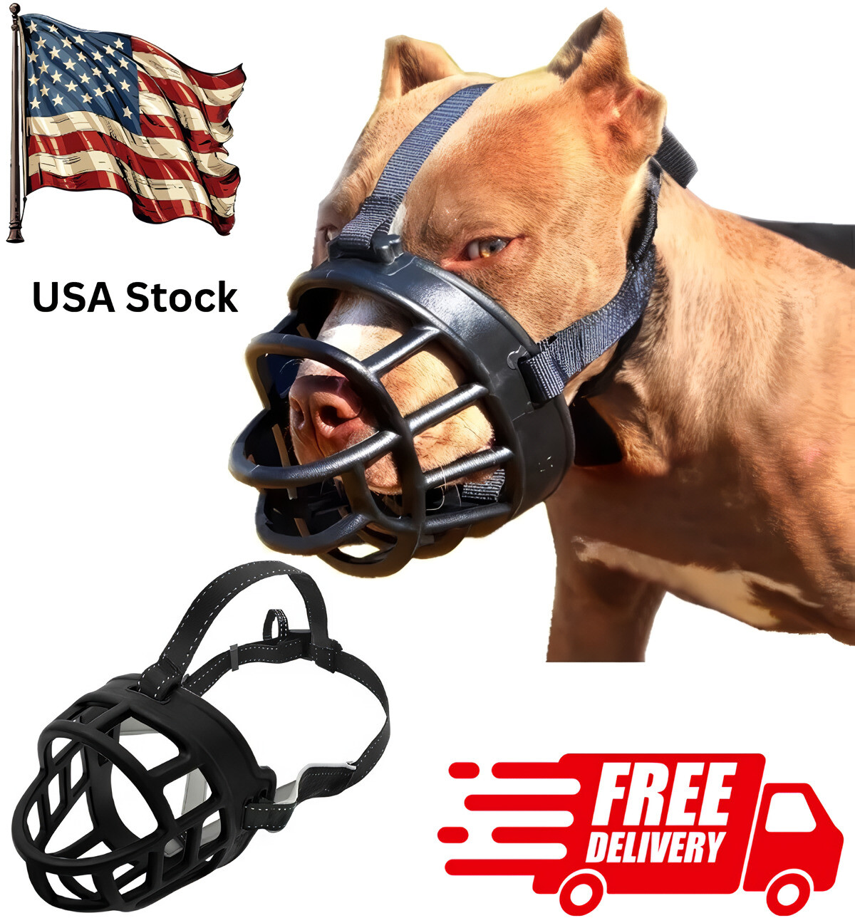 Pet Bite Mask A Soft Basket Silicone Cage Muzzle Allows Dogs To Breathe ...