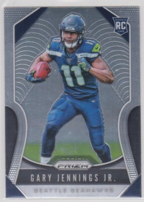 GARY JENNINGS JR 2019 PANINI PRIZM ROOKIE SEAHAWKS WEST VIRGINIA ...