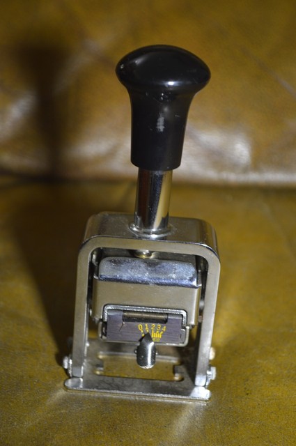Associated R1-C326 number stamp stamper 7 digits digit numbering ...