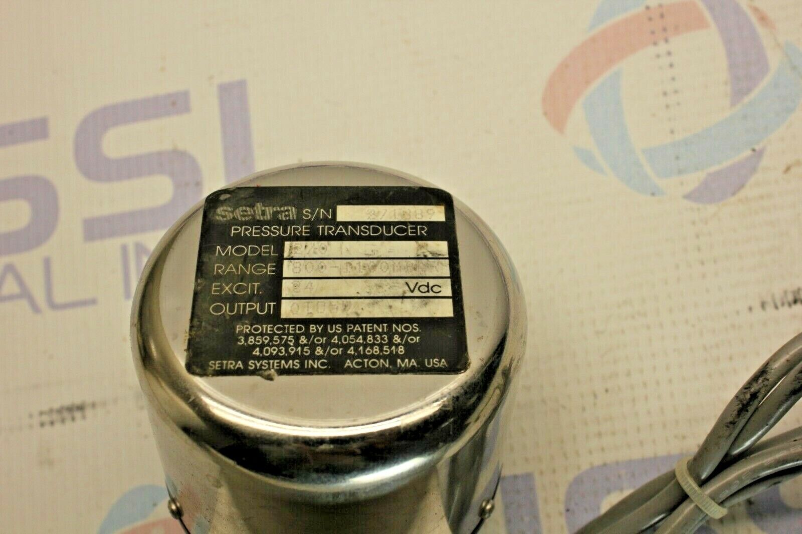 Setra 270 Pressure Transducer Range 6800-1100 HPA/MB 24VDC | eBay