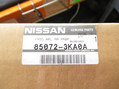 Genuine OEM Nissan 85072-3KA0A Rear Bumper Molding Chrome 2013-2017 ...