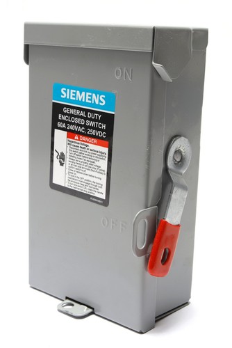 Siemens LNF222RA 60A 240V Non-Fusible Outdoor Safety Switch | eBay