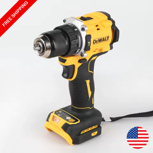 20V Brushless Cordless Impact Drill DCD805 Compact Electric Screwdriver ...