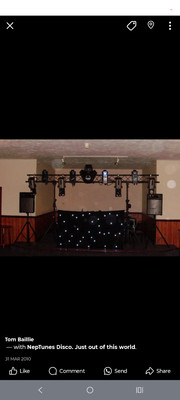 Mobile disco light rig. Martin scx 600, Martin wizard and a winch stand ...